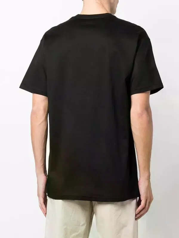 LOW BRAND Round-neck Cotton T-shirt - Black