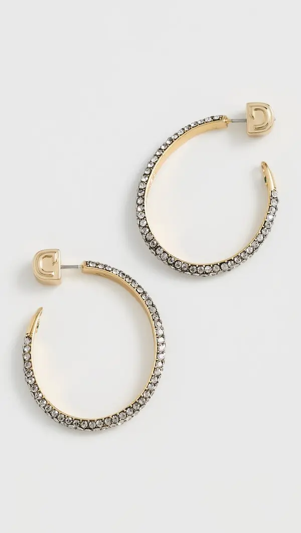 Demarson Calypso Pave Mini Earrings