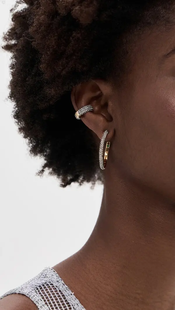 Demarson Calypso Pave Mini Earrings