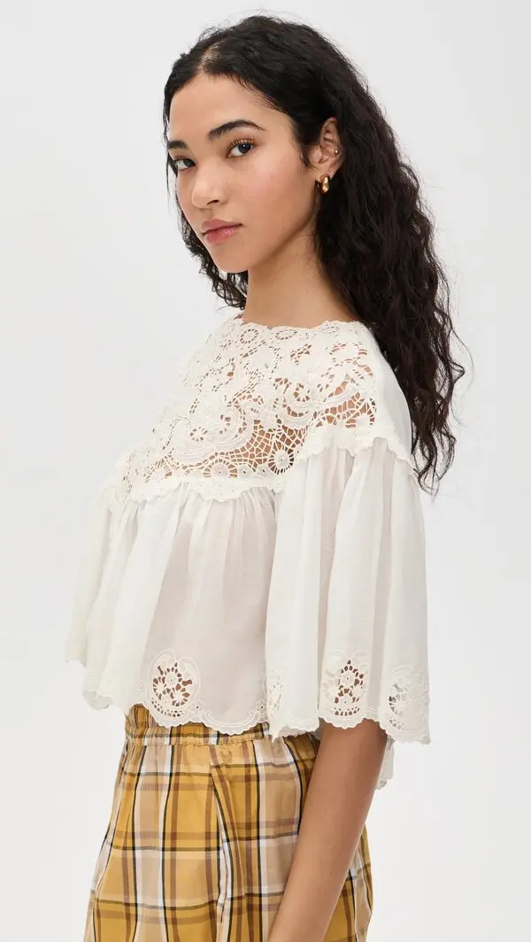 Sea Sofia Embroidery Top