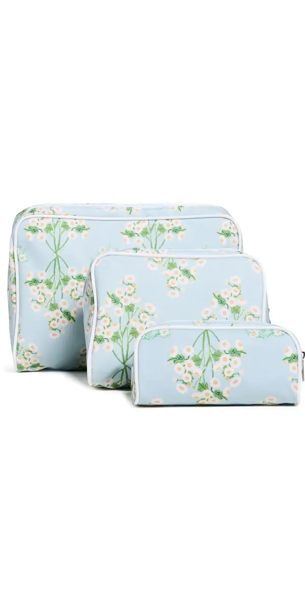 WEEZIE Lulie Wallace X Toiletry Bag Trio - Suzanna