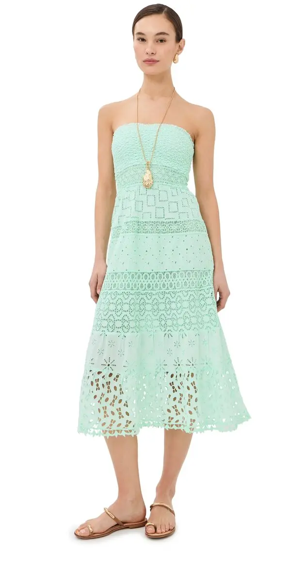 Temptation Positano Ruta Dress - Aqua
