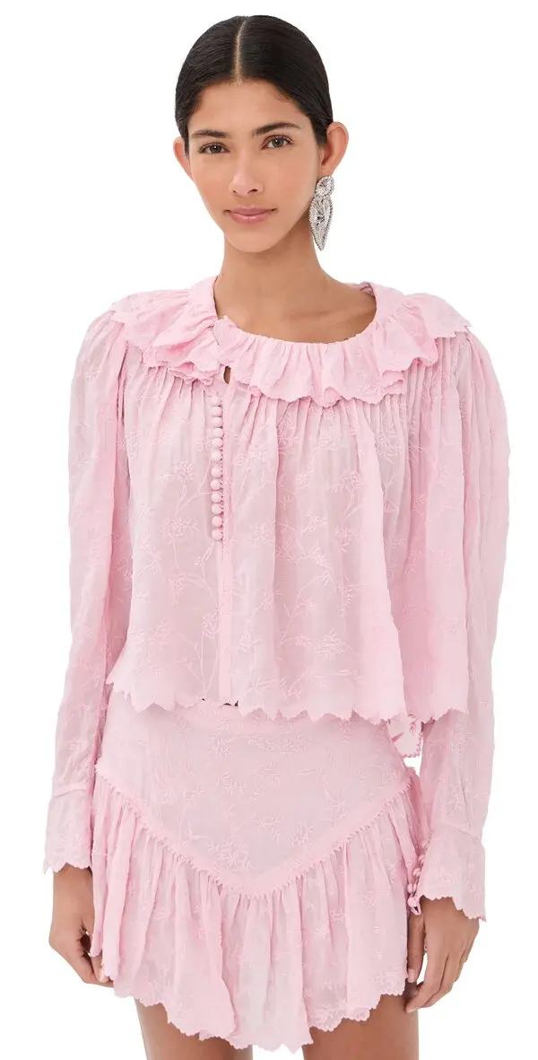 Isabel Marant Zelly Top - Pale Pink