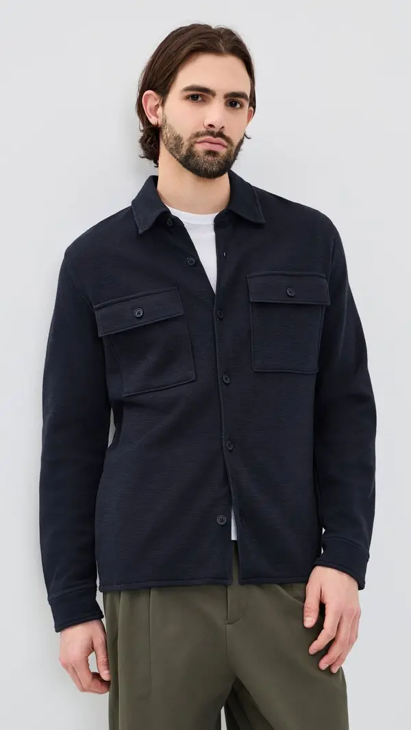 Vince Double Slub Shirt Jacket