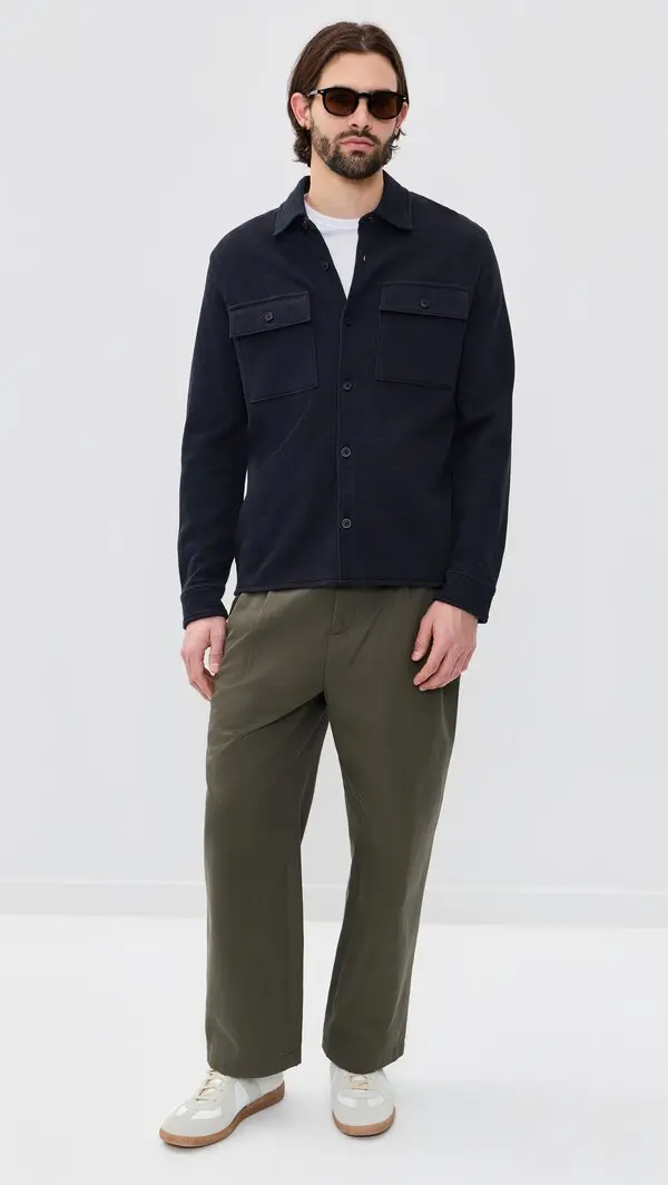 Vince Double Slub Shirt Jacket