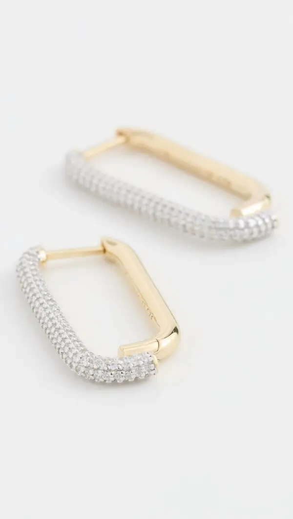 OTIUMBERG Pave Mosaic Hoops