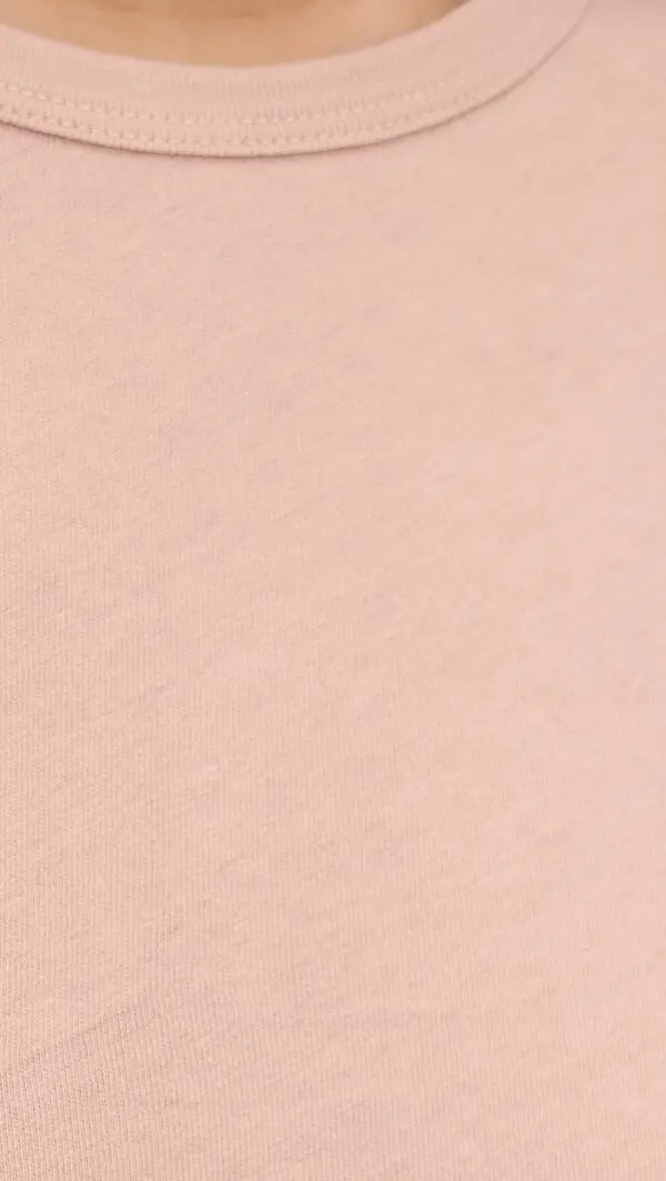 Jenni Kayne Cotton Slim Tee - Blush