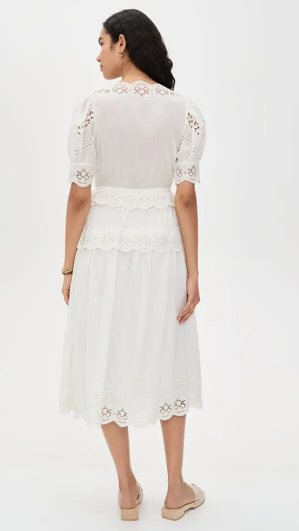 Sea Sofia Embroidered Midi Dress