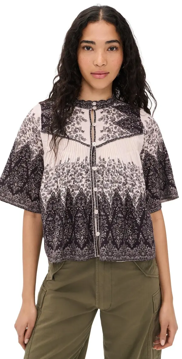 Sea Hedra Print Blouse - Multi