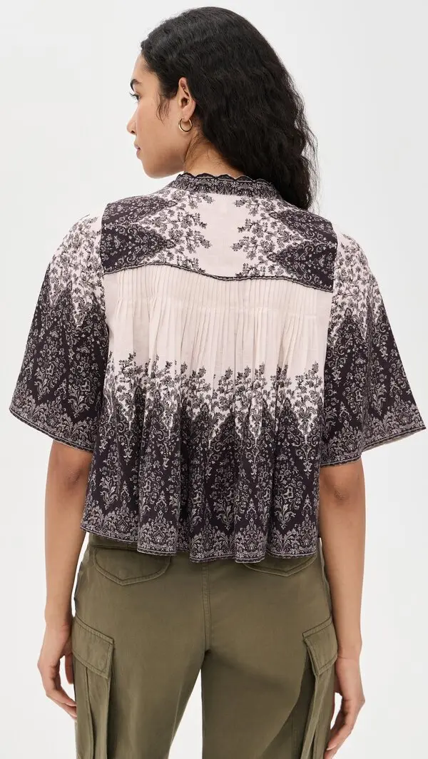 Sea Hedra Print Blouse
