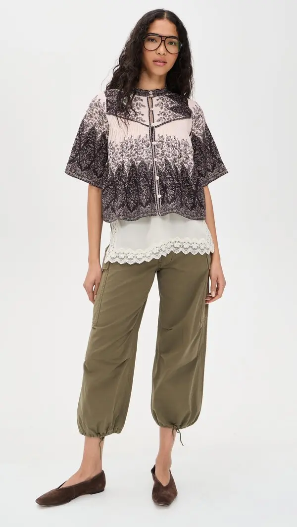 Sea Hedra Print Blouse