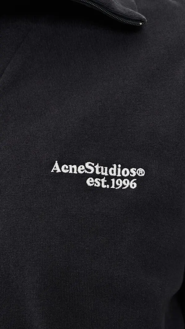 Acne Studios Four Quarter Zip Sweatshirt
