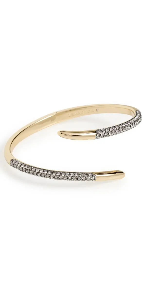 Demarson Vesey Cuff - Gold/gunmetal/crystal