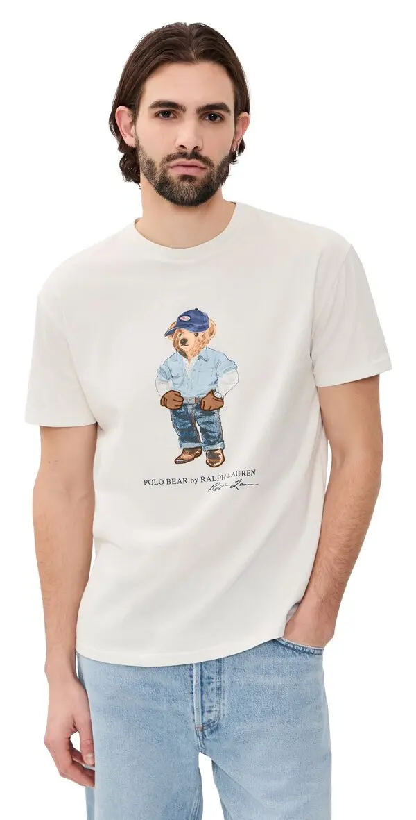 Polo Ralph Lauren Denim Bear Tee - Nevis/denim Bear