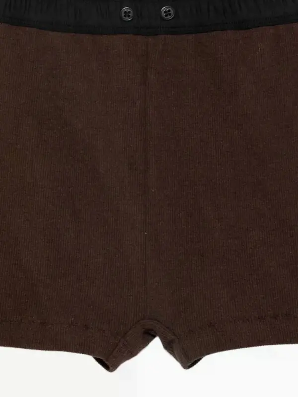 ENTIRE STUDIOS Ribbed-knit Shorts