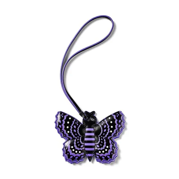 ASPINAL OF LONDON Butterfly Charm In Smooth English Lavender - Purple