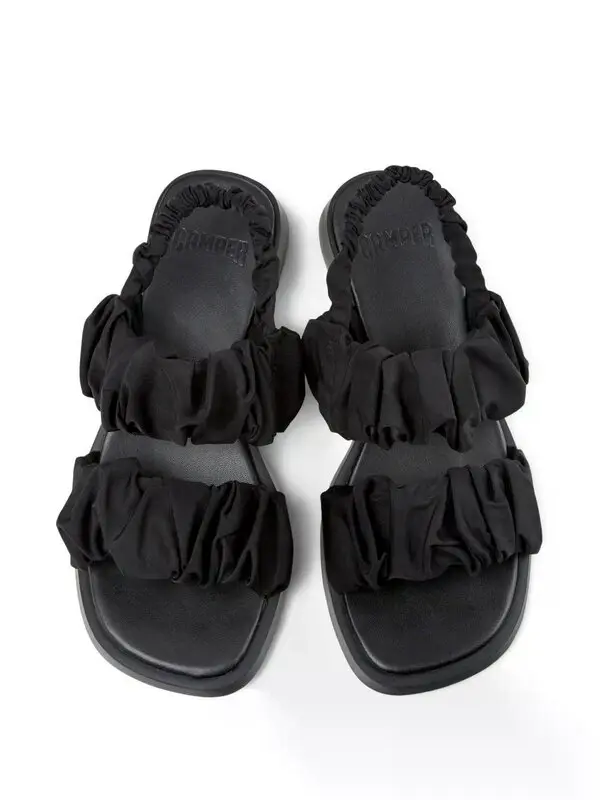 Camper Dana Ruched Sandals