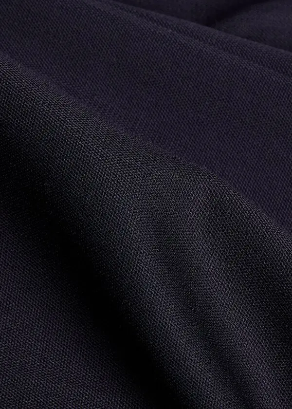 ANINE BING Lou Wide-leg Woven Trousers - Navy
