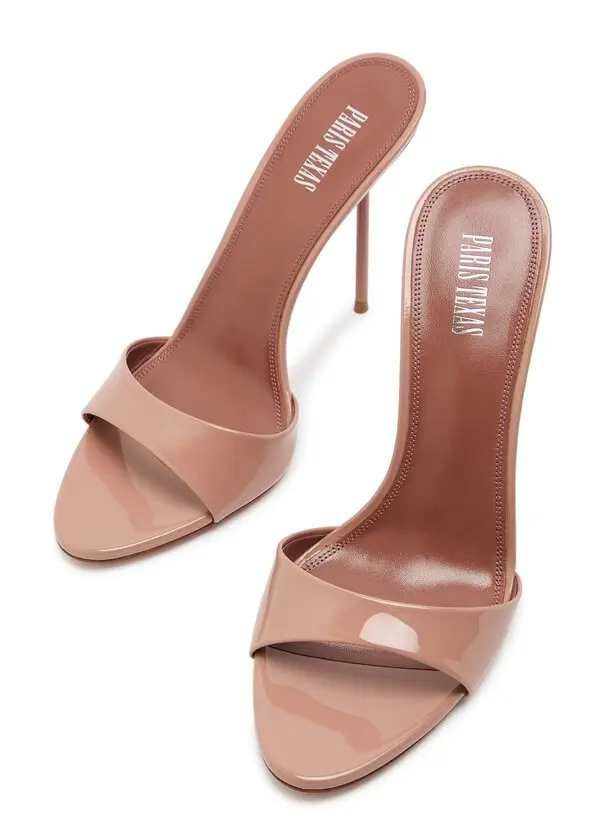 Paris Texas Lidia 105 Patent Leather Mules - Pink