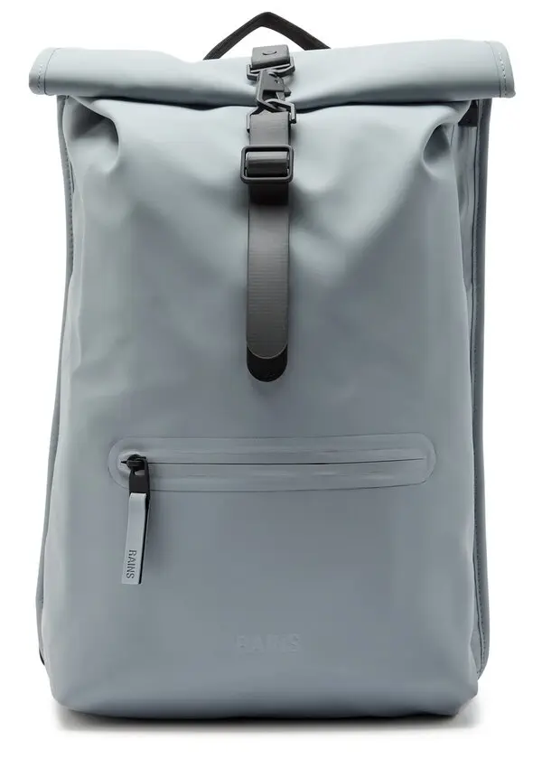 Rains Rolltop Waterproof Backpack - Blue