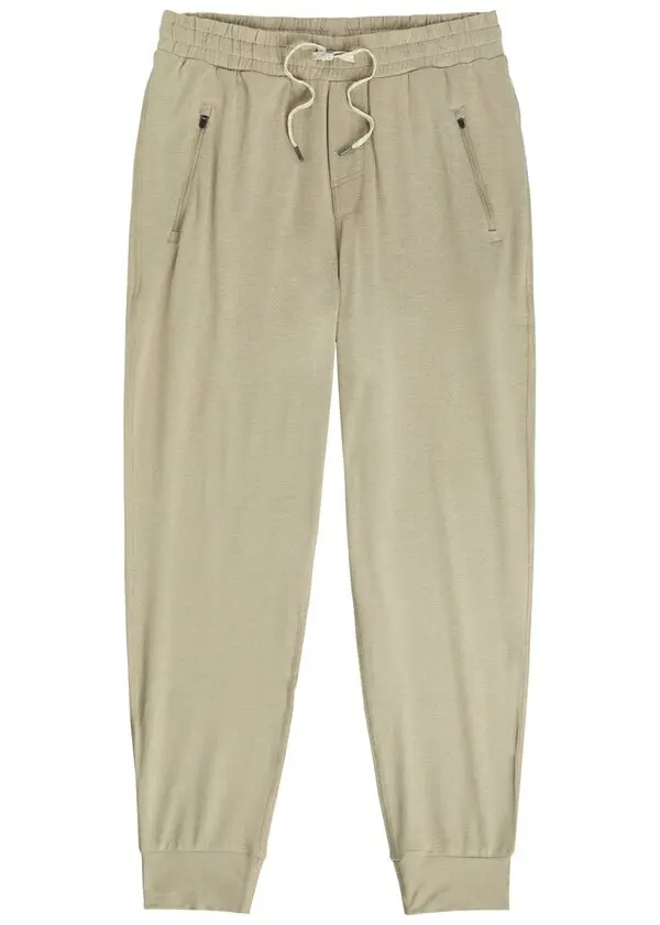 Vuori Ponto Performance 28 Stretch-jersey Sweatpants - Beige
