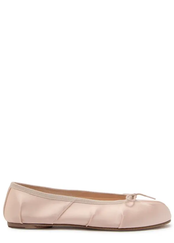 MAISON MARGIELA Tabi Satin Ballet Flats - Pink