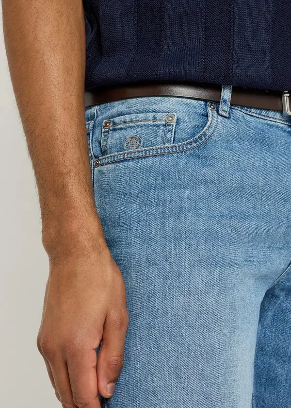Brunello Cucinelli Tapered-leg Stretch- Jeans - Denim
