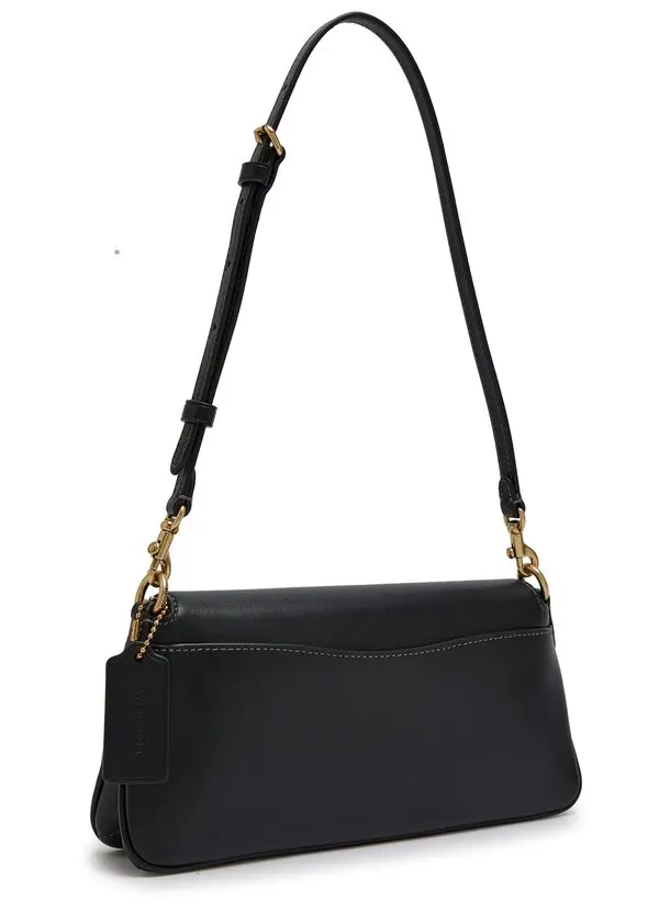 COACH Leather Shoulder Bag - Black