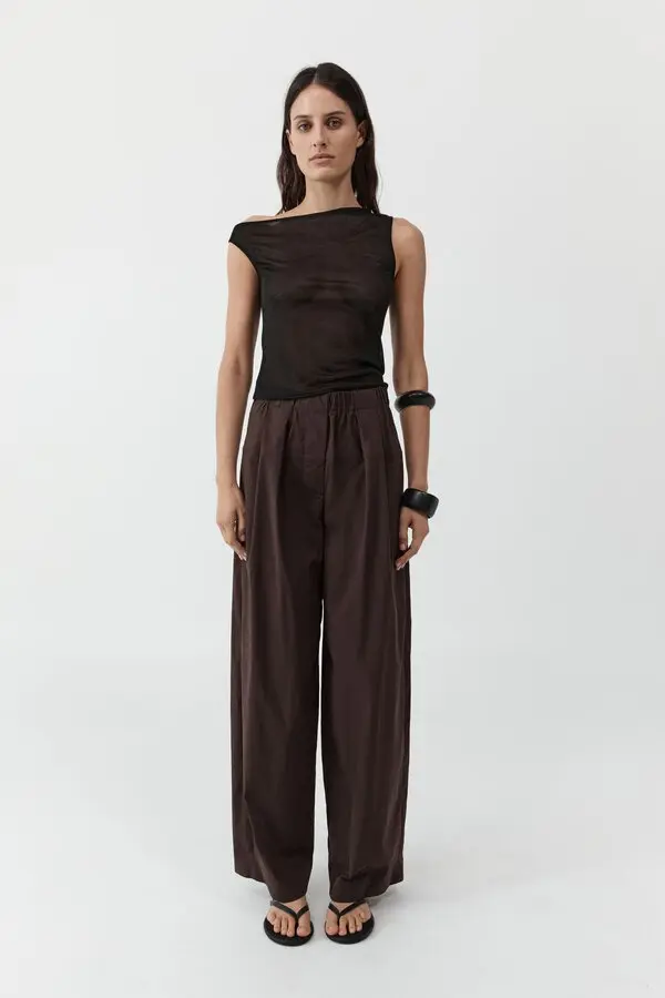 ST AGNI Relaxed Pleat Pants
