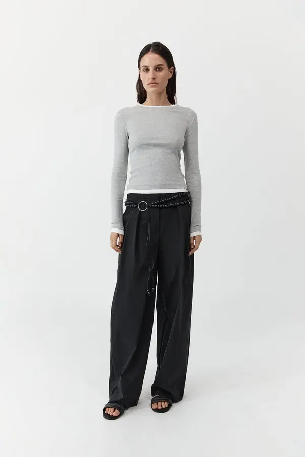 ST AGNI Relaxed Pleated Pants