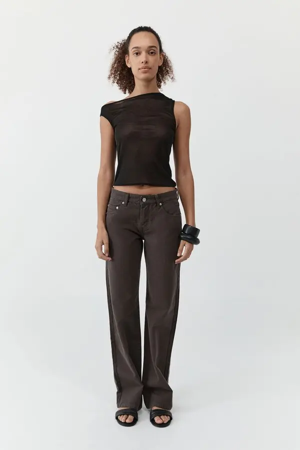 ST. AGNI Canvas 90s Low Rise Jeans