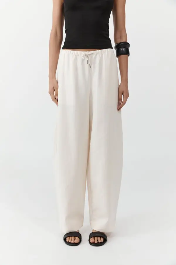 ST AGNI Fine Drawstring Relaxed Pants