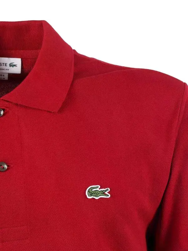 Lacoste Short Sleeve Polo Shirt - Red