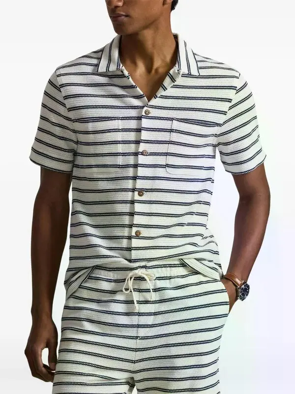 Polo Ralph Lauren Striped Chest-pocket Shirt - Neutrals