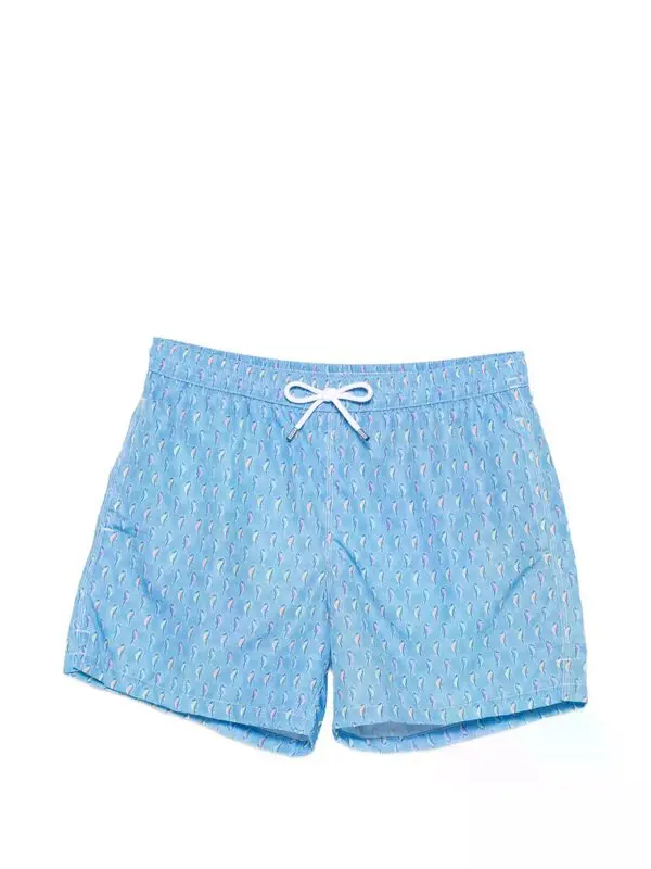 Fedeli Madeira Swim Shorts - Blue
