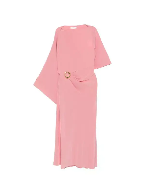 JOSEPH Joya Ring-detail Maxi Dress - Pink