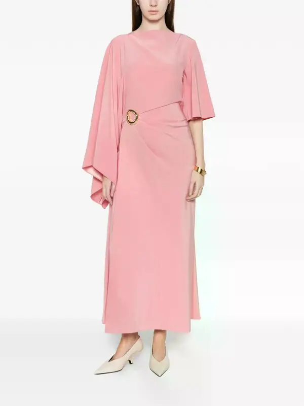 JOSEPH Joya Ring-detail Maxi Dress - Pink
