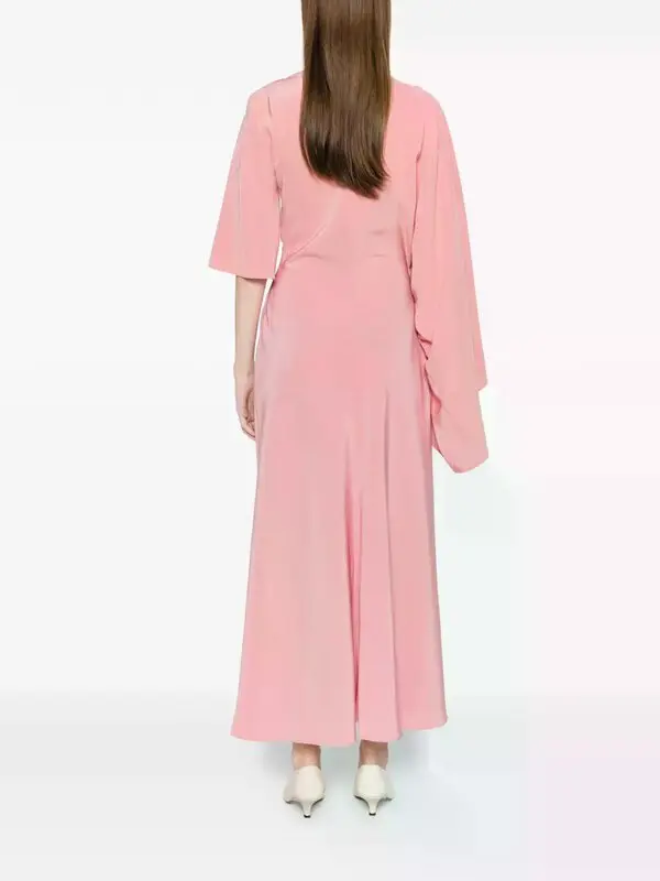 JOSEPH Joya Ring-detail Maxi Dress - Pink