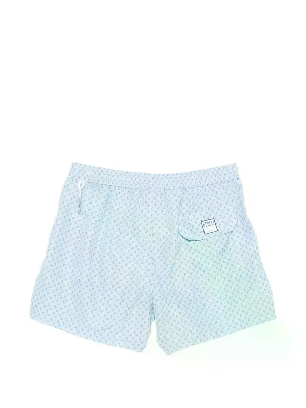 Fedeli Madeira Swim Shorts - Blue