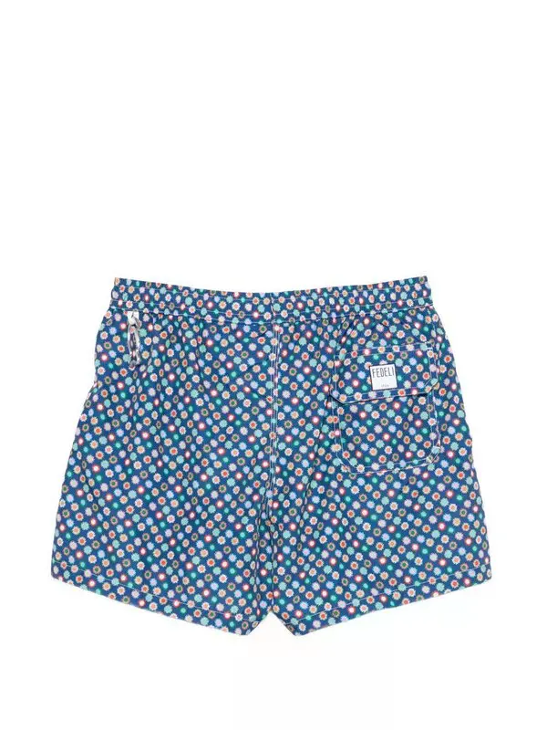 Fedeli Madeira Swim Shorts - Blue