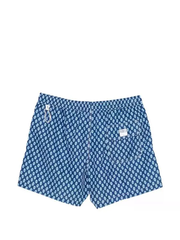 Fedeli Madeira Swim Shorts - Blue
