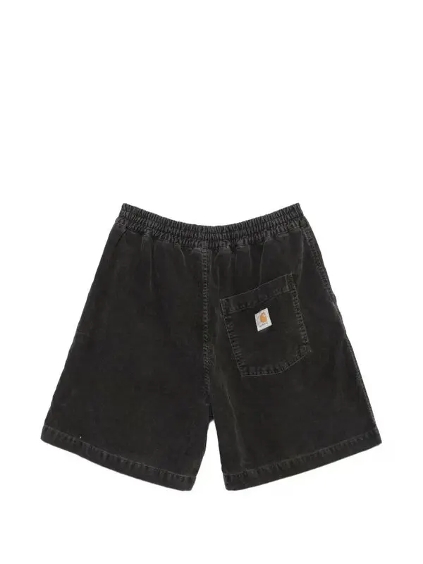 Carhartt Work In Progress Washed Cotton Regular Fit Shorts - Grey