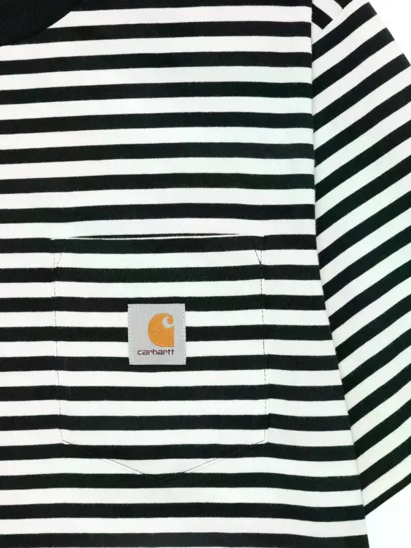 Carhartt Work In Progress Striped Pocket T-shirt