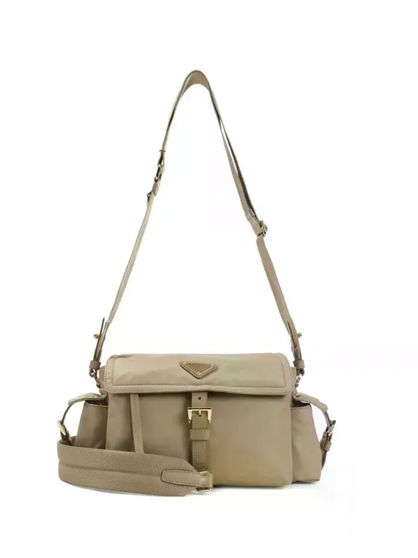 Prada Buckle-fastening Cross Body Bag - Neutrals