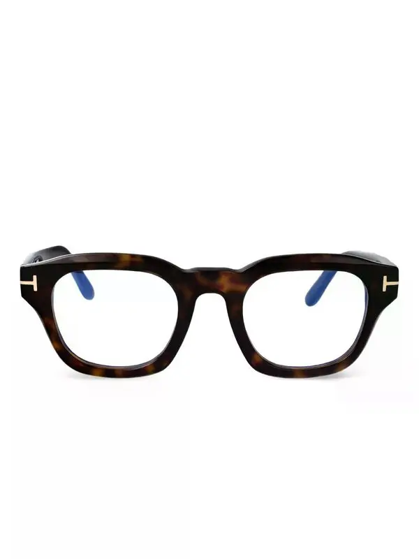 TOM FORD Square-frame Glasses - Brown