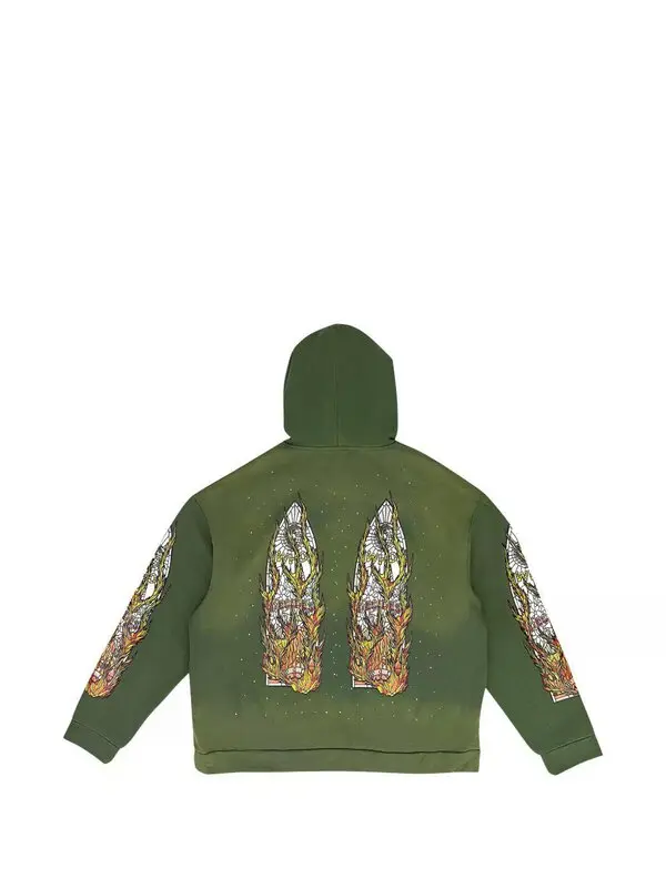 WHO DECIDES WAR Windows Graphic Hoodie