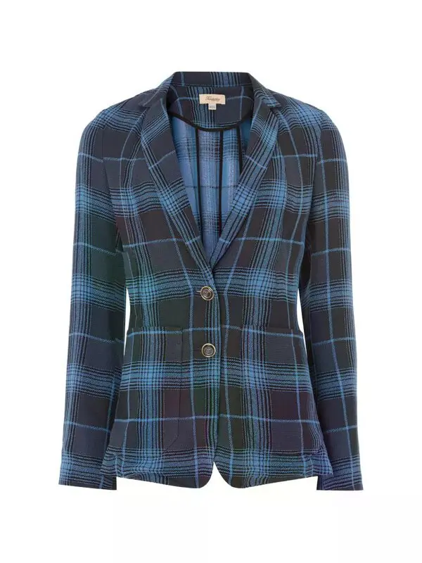TEMPERLEY LONDON Plaid Jacket - Blue