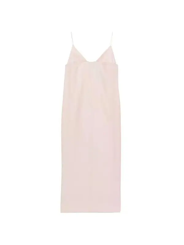 Brandon Maxwell Bridges Maxi Dress - Pink
