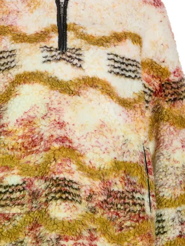 MARANT ETOILE Marner Patterned Fleece Top