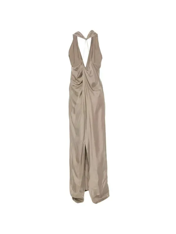ALYSI V-neck Twisted Maxi Dress